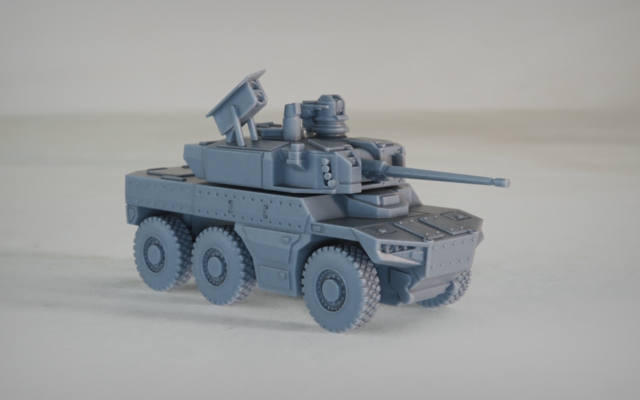 🪖 Véhicule militaire Nexter Jaguar 6x6 EBRC・Fichier STL pour ・Cults